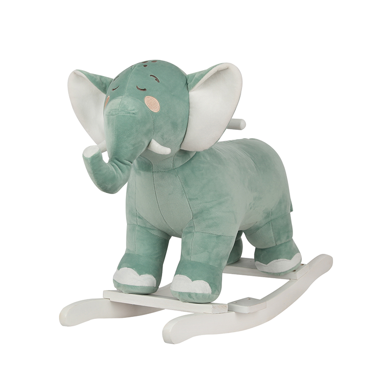 Jouet à bascule pour enfant Éléphant Vert de la marque KikkaBoo – Babygloo